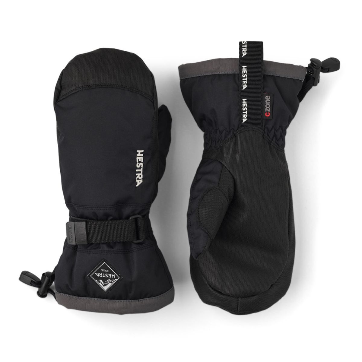 Hestra - Votter Gauntlet CZone Jr Black/ Graphite - Guttelus.no