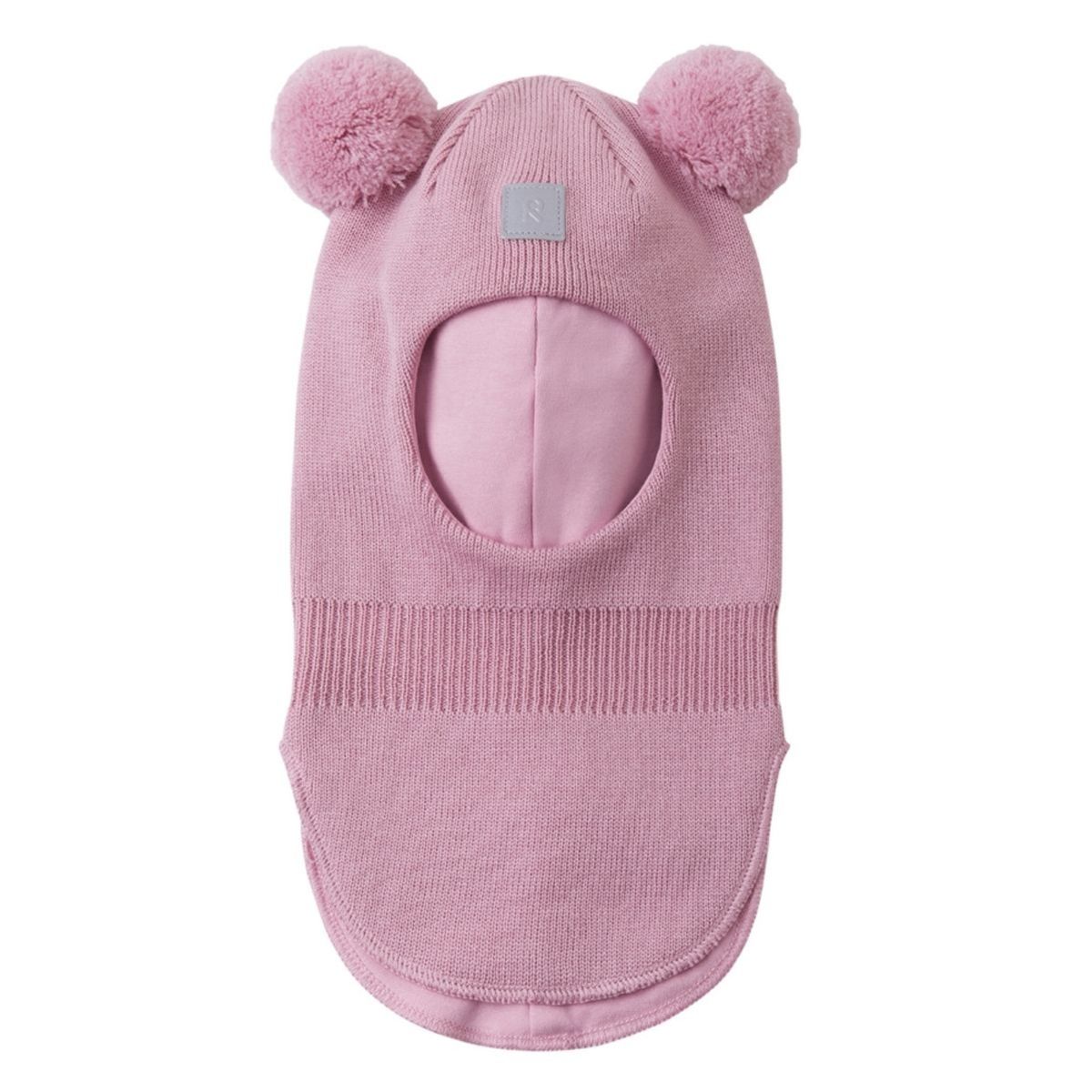 Reima - Balaclava Ull Vekkuli Grey Pink - Guttelus.no