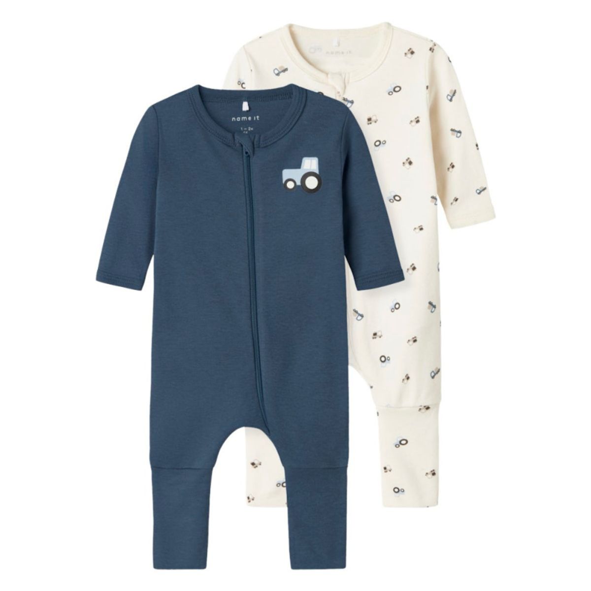 Name It - Pysjamas 2-pk Tractor Jet Stream - Guttelus.no