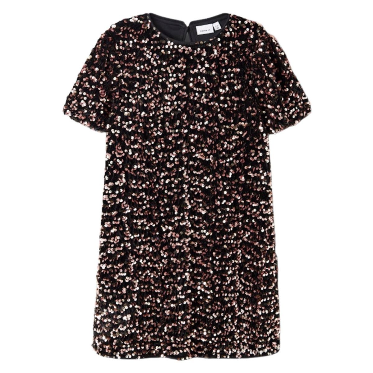 Name It - Kjole Unica Paljetter Copper - Guttelus.no